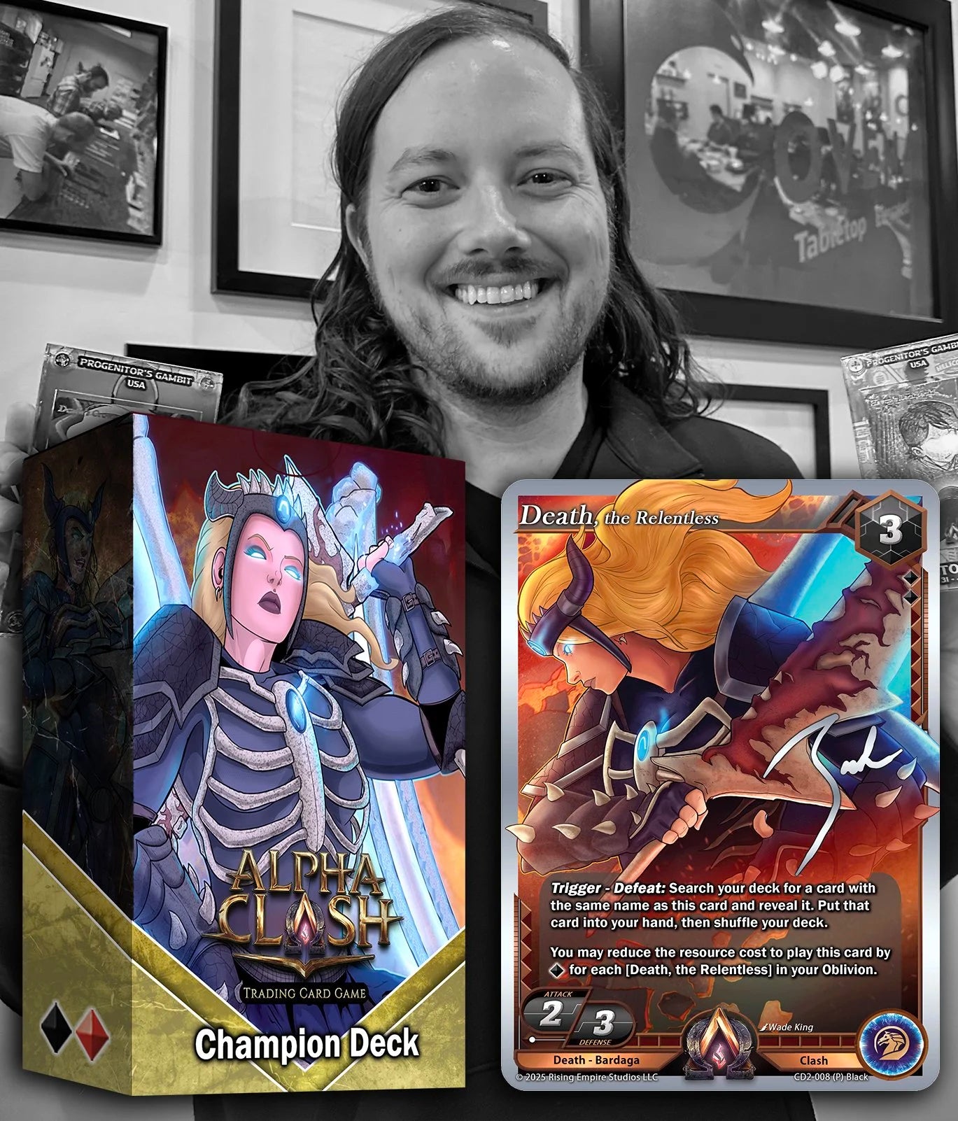 Alpha Clash Zach Bunn & Death - Champion Deck – Just-a-Hobby